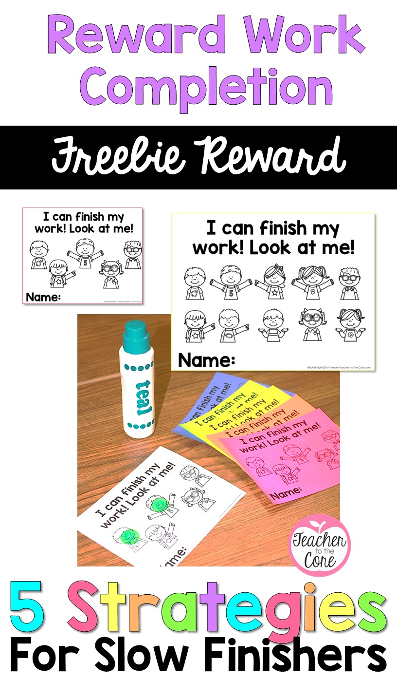 Helping slow workers finish their classwork | Teacher to the Core