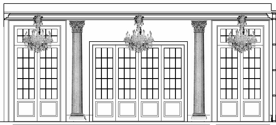 Willowbrook Park: Ballroom and Music Room Millwork...