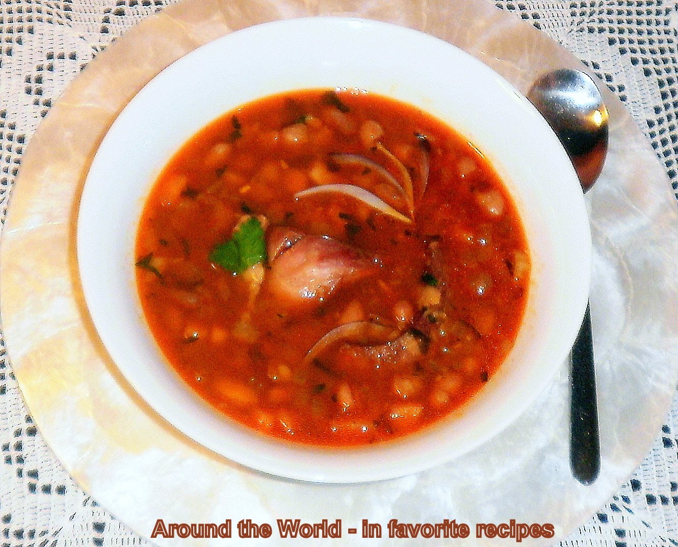 Around the World - in favorite recipes: Serbian Bean soup ('Pasulj')