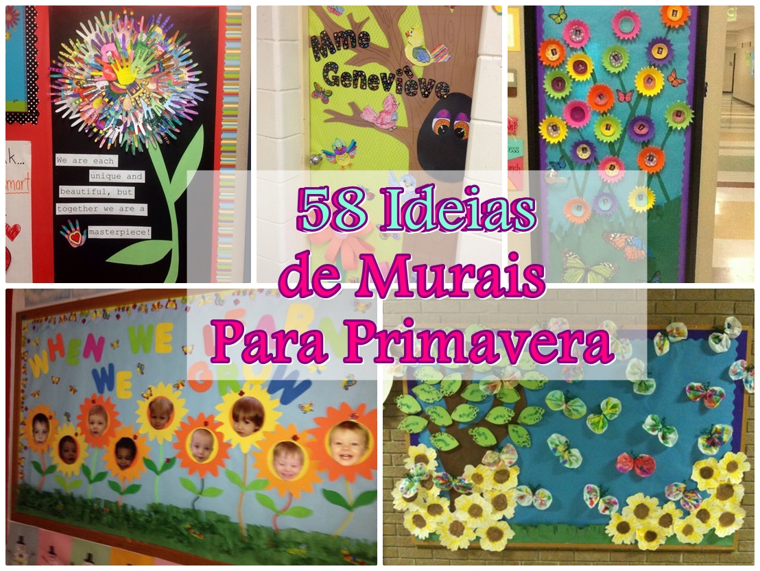 58 Ideias Para Murais de Primavera - Cantinho Alternativo