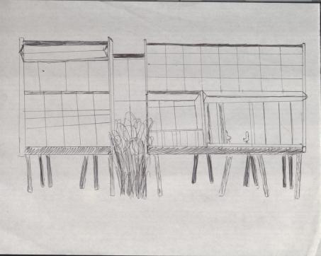 Loblolly House: Personal Drawing