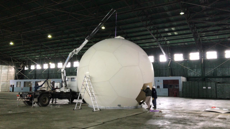 desarrollo defensa y tecnologia belica: Se instaló el radar ...