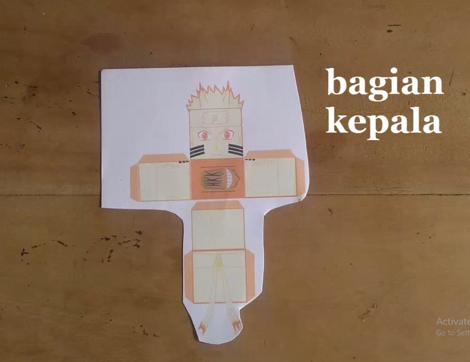 MARI BERKREASI: TUTORIAL MEMBUAT PAPERCRAFT UZUMAKI NARUTO