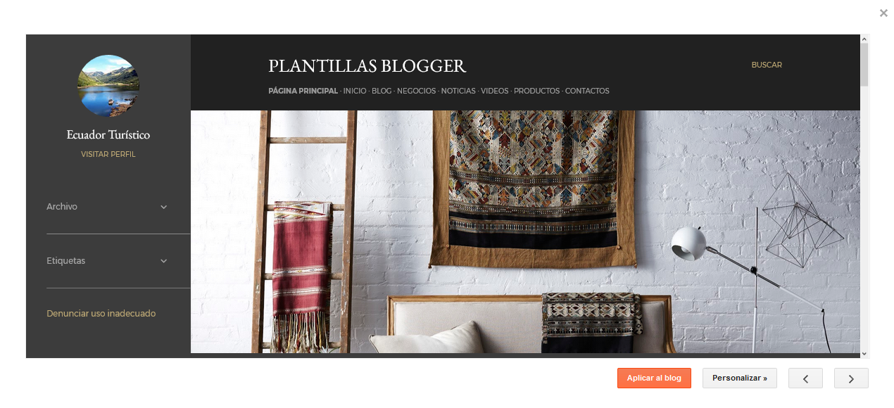 Nuevas Plantillas en la plataforma de Blogger | Ayuda de Blogger