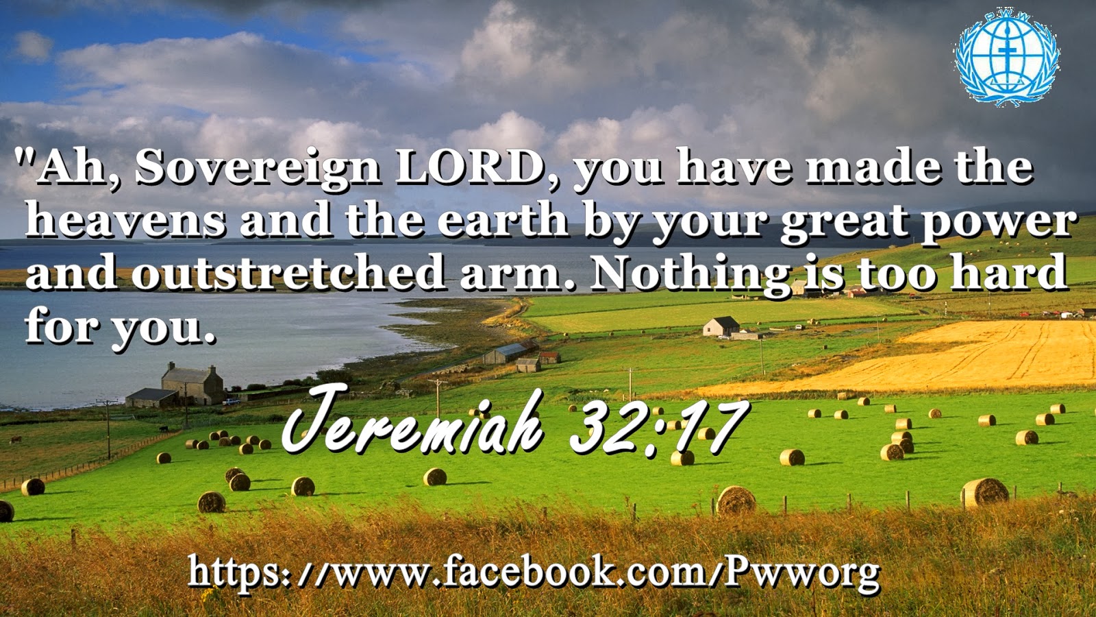 Peace Worldwide: Jeremiah 32:17