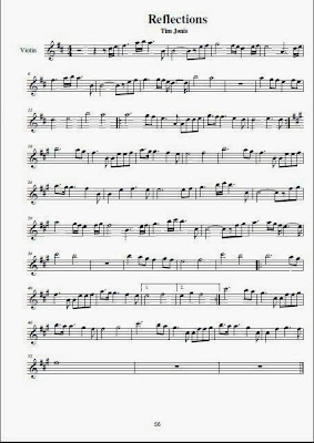 Partituras para Violino: Reflections - Tim Janis