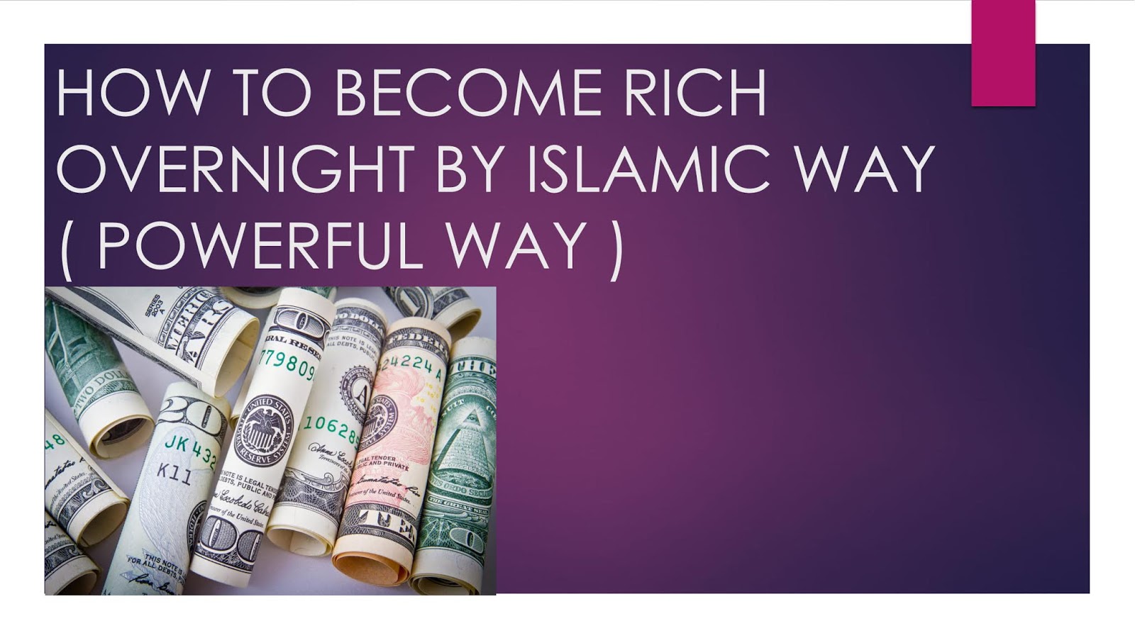 POWERFUL ISLAMIC METHODS BY VASEEM: HOW TO BECOME RICH OVERNIGHT BY ... POWERFUL ISLAMIC METHODS BY VASEEM: HOW TO BECOME RICH OVERNIGHT BY ...