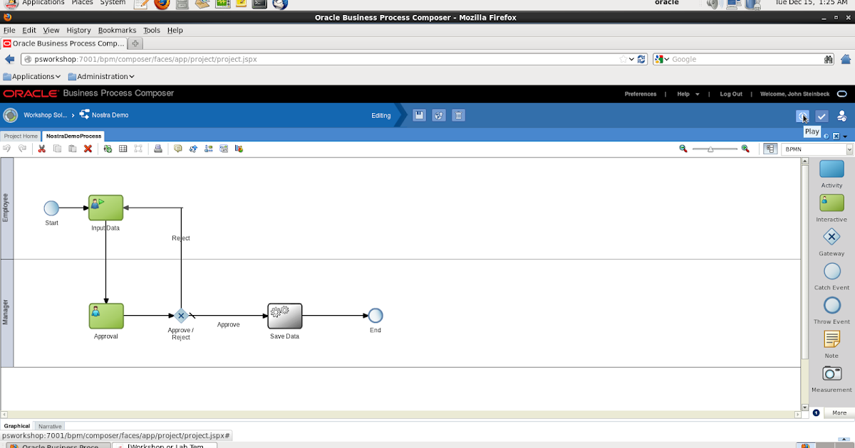 Nostra Technology: Oracle BPM Composer 12c - Create Process, Simulation, Deployment Part 2