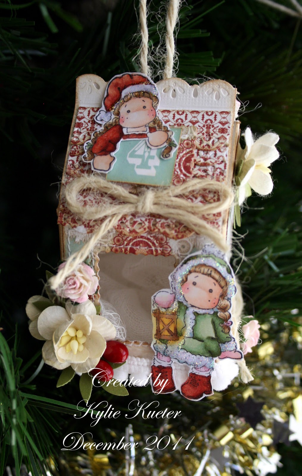 Kylie & Magnolia: Mini Tilda bird house advent