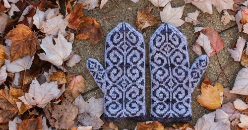 In Color Order: Fiddlehead Mittens