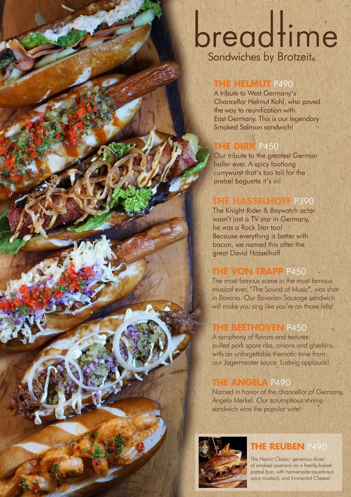 DUDE FOR FOOD: Breadtime Sandwiches at Brotzeit with Helmut, Dirk ...