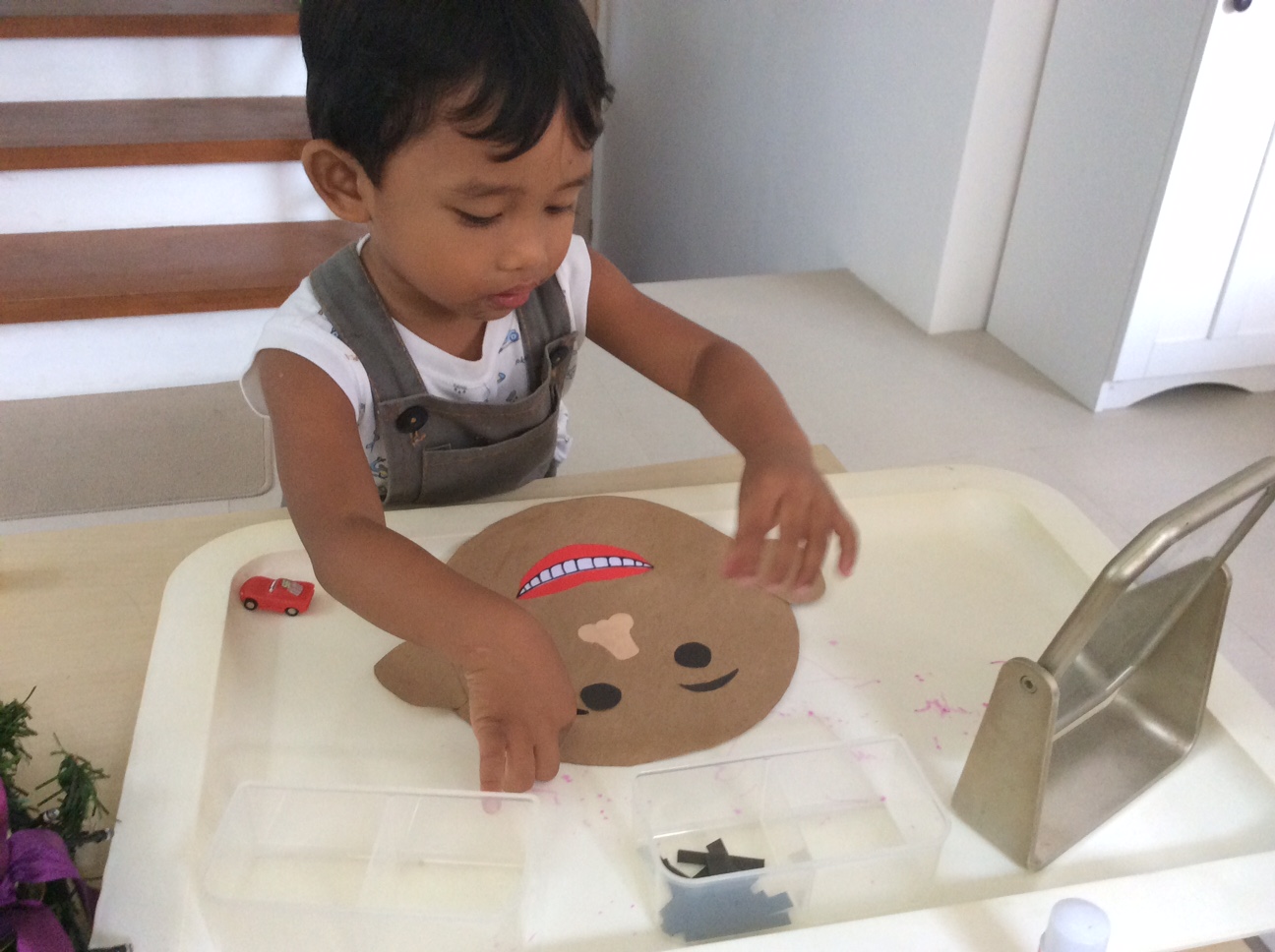 Parts Of The Face Pasting Activity