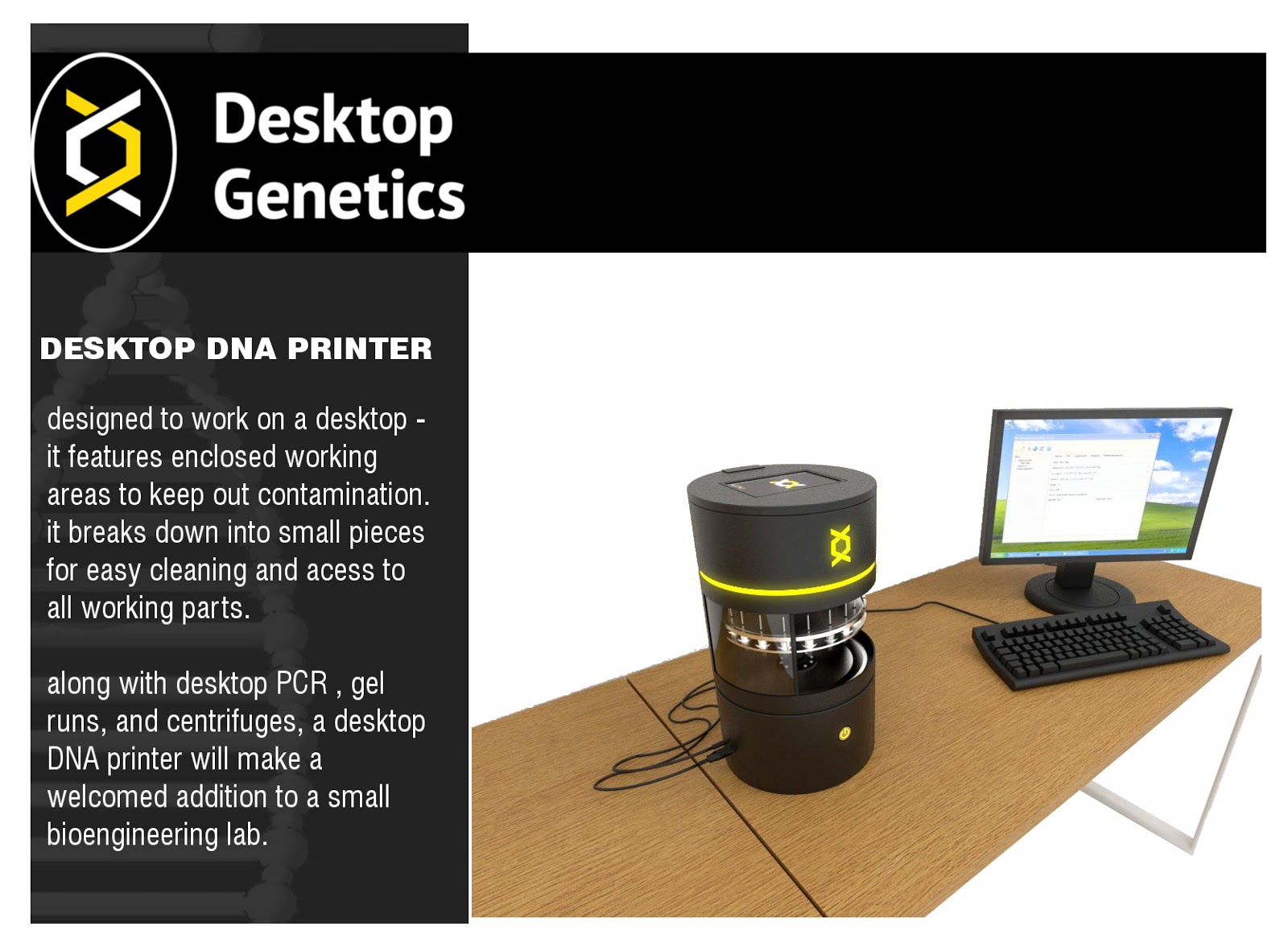 Helios Labs: Desktop DNA Printer :: Proposal 1