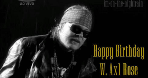 Perfect Avatares.: Happy Birthday Axl Rose