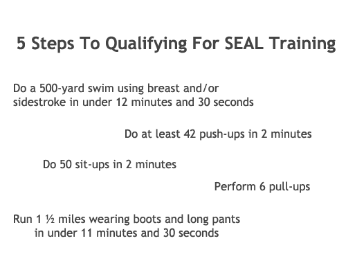 Navy Seal Workout ~ Let It Be