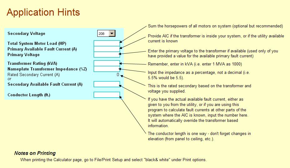 Short Circuit Calculations Spreadsheets No.1 ~ Electrical Knowhow