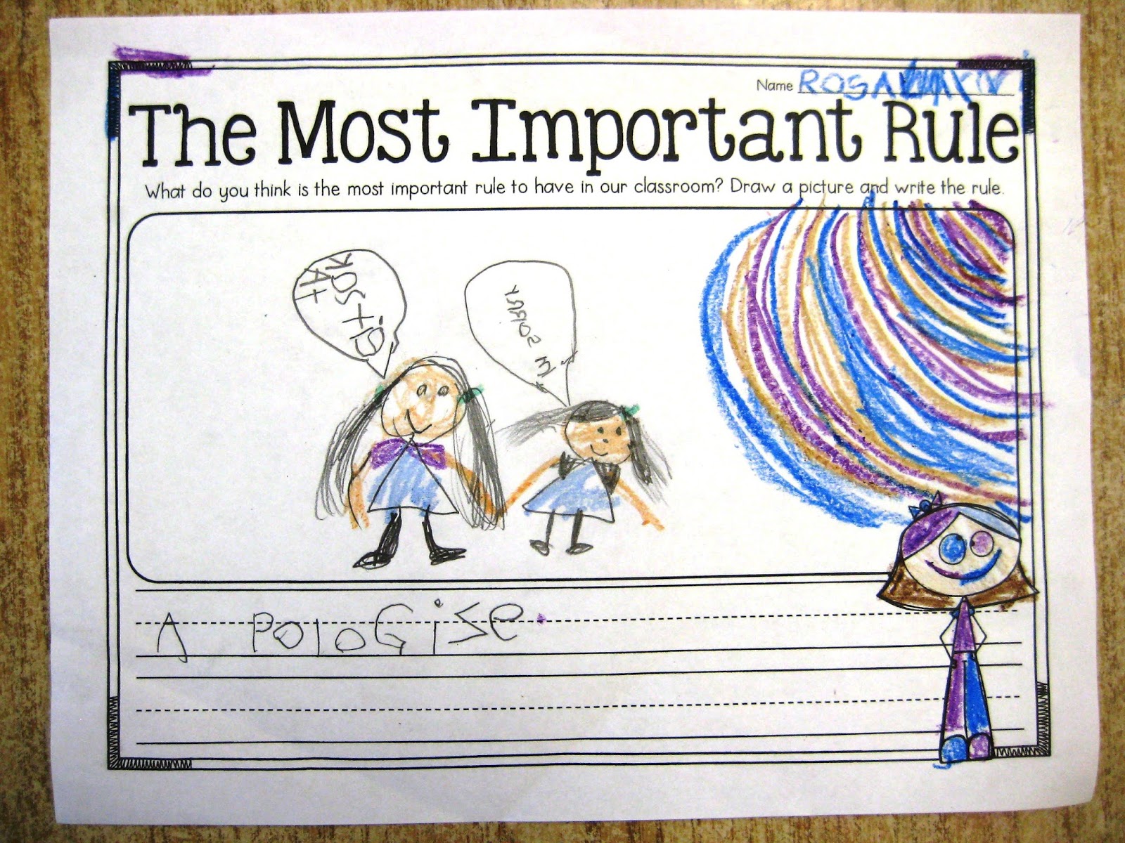 ms. brown's classroom: The Most Important Rule