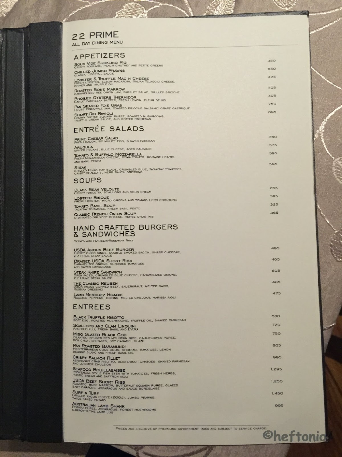 22 Prime @ Discovery Suites Ortigas - One of the Finest Dining Places ...