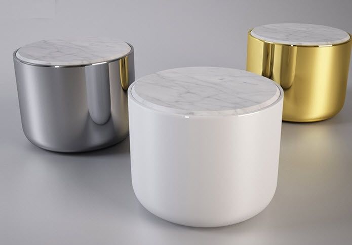 Arteeblog: Mesas laterais "Bala Lo"