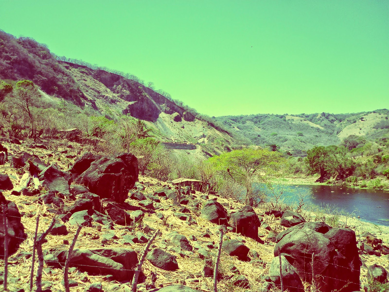 Fotos del Rio Paz visto desde el Cerro.