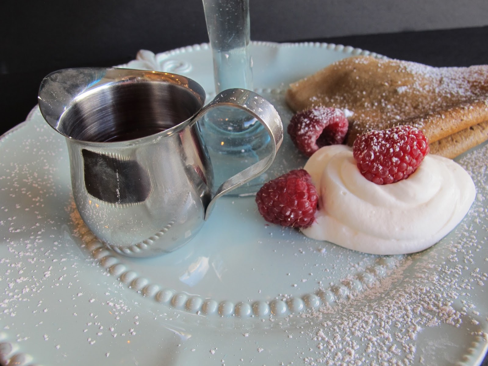 Deconstructed Chocolate Mousse Crepe - Purple Chocolat Home