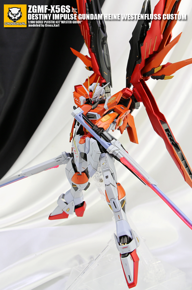 GUNDAM GUY: MG 1/100 Destiny Impulse Gundam Heine Westenfluss Custom ...