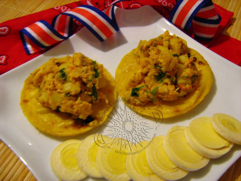 Cocina Costarricense: picadillo de palmito