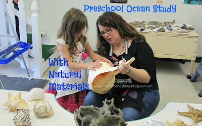 For the Children: Preschool Ocean Theme with Natural Materials