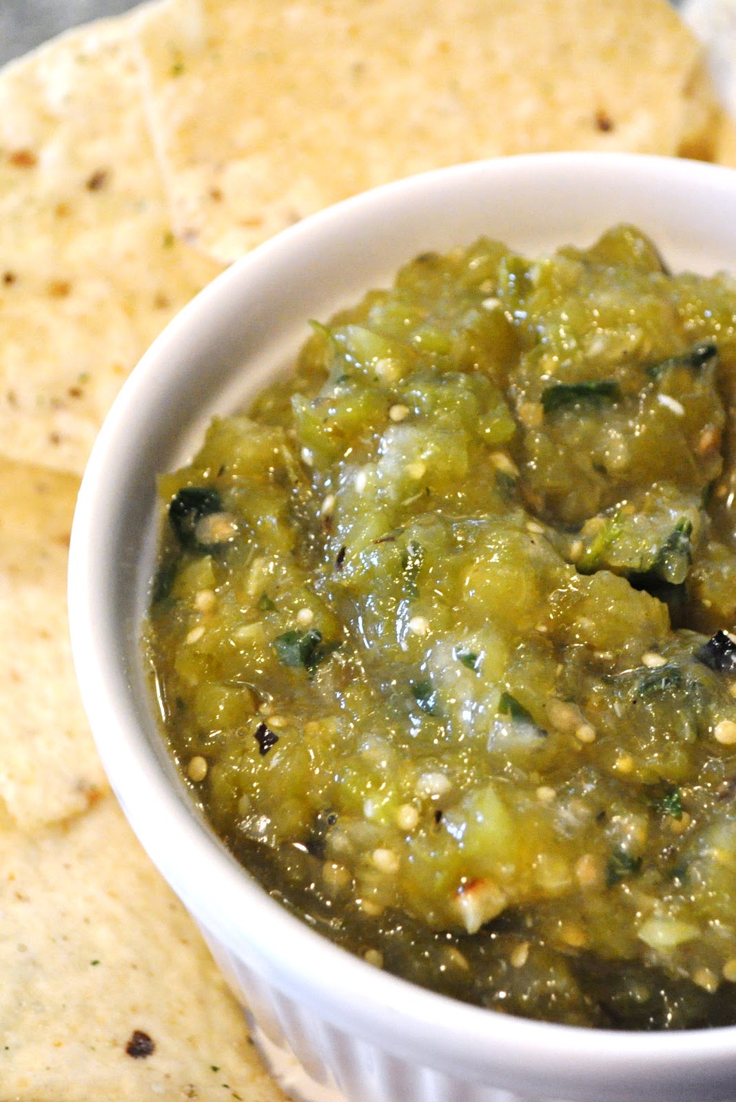 Kids Talk, God Speaks, I Cook: Roasted Tomatillo Salsa Verde