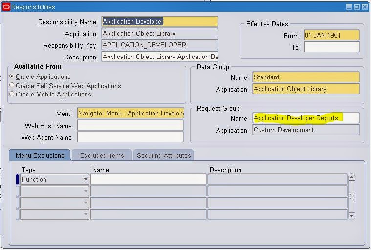 Learning SOA: Register your Pl/SQL procedure as Concurrent program in Oracle apps