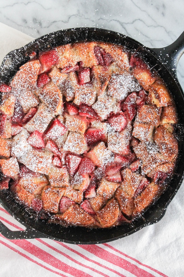 Strawberry Bread Pudding #BrunchWeek