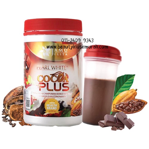 PEARL WHITE COCOA PLUS JAMU JELITA | BEAUTY KIOSK