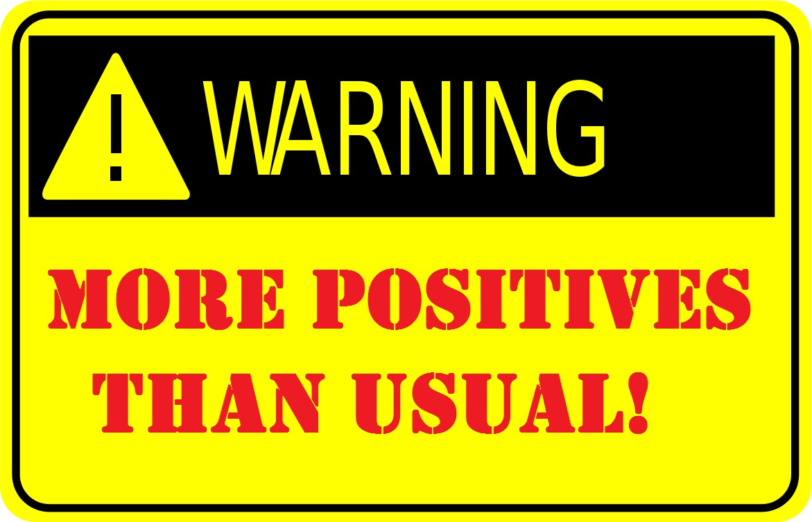 The Verows @ UAE!: WARNING: More Positives Than Usual!