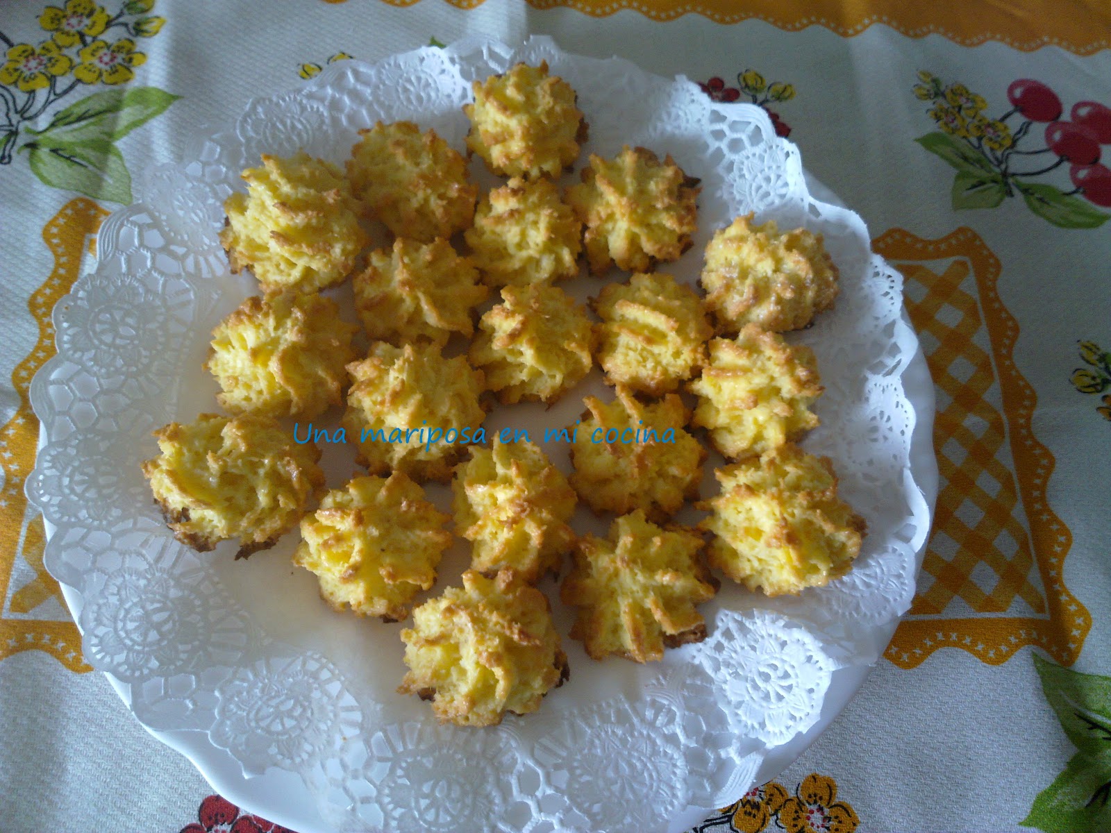 Una mariposa en mi cocina: Besitos de coco