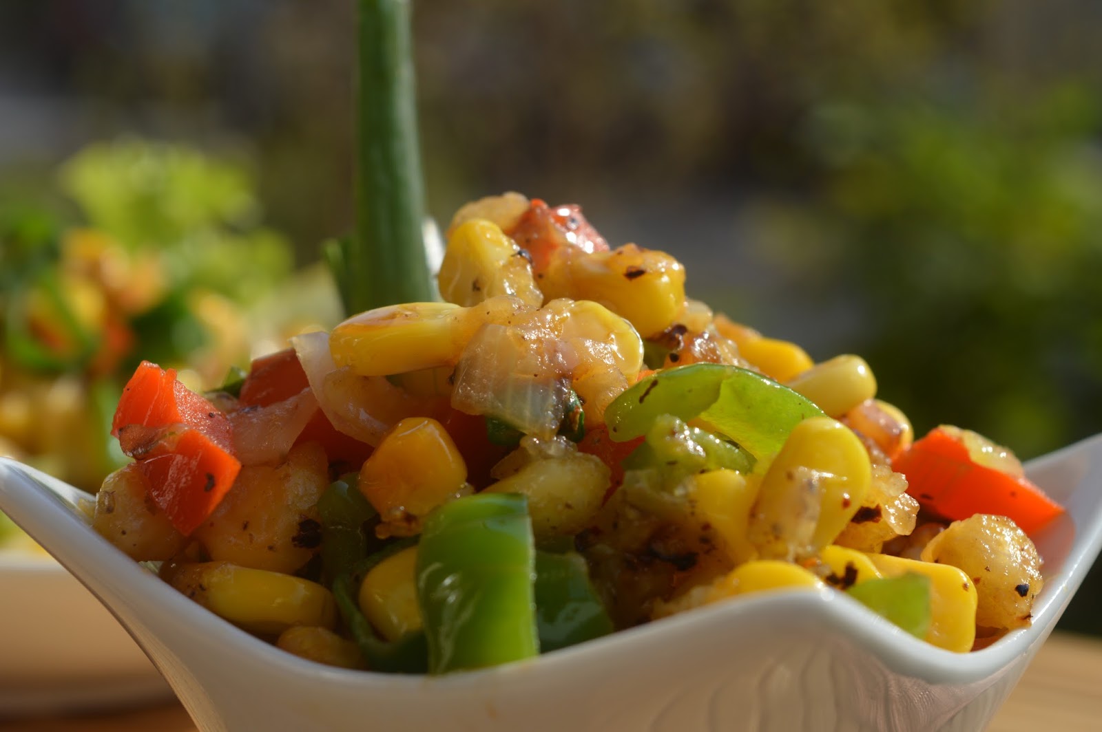 exotic-n-easy cooking: Crispy Corns with Veggies