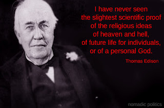 Thomas Edison, Inventor and Religious Skeptic | Nomadic Politics