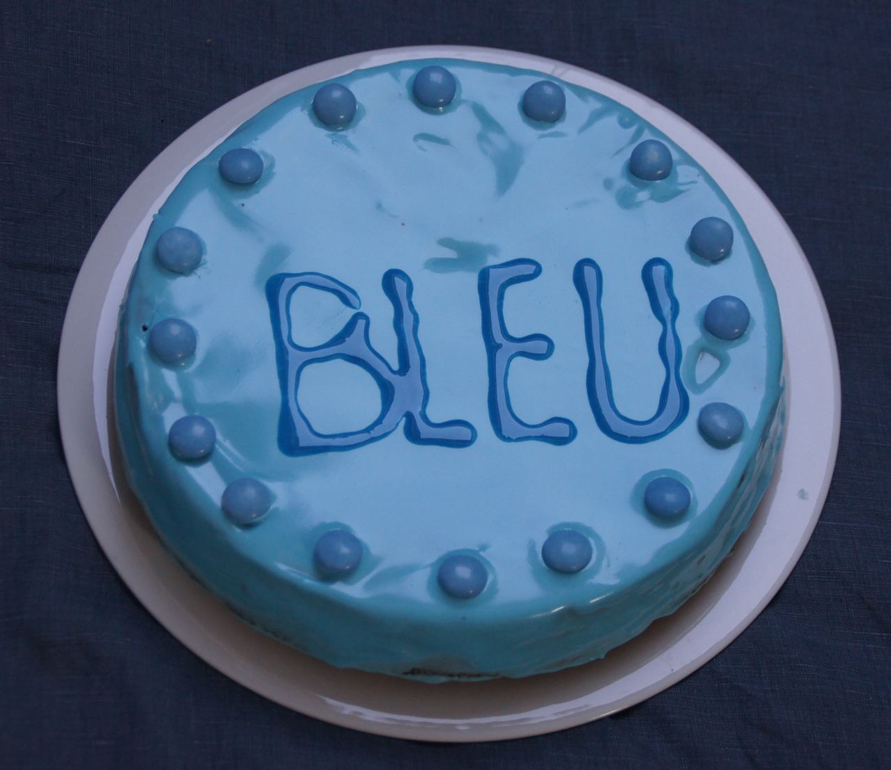 Le scrap d'Isabelle D: Gateau bleu!