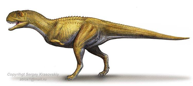 Los animales en la prehistoria: Ekrixinatosaurus novasi