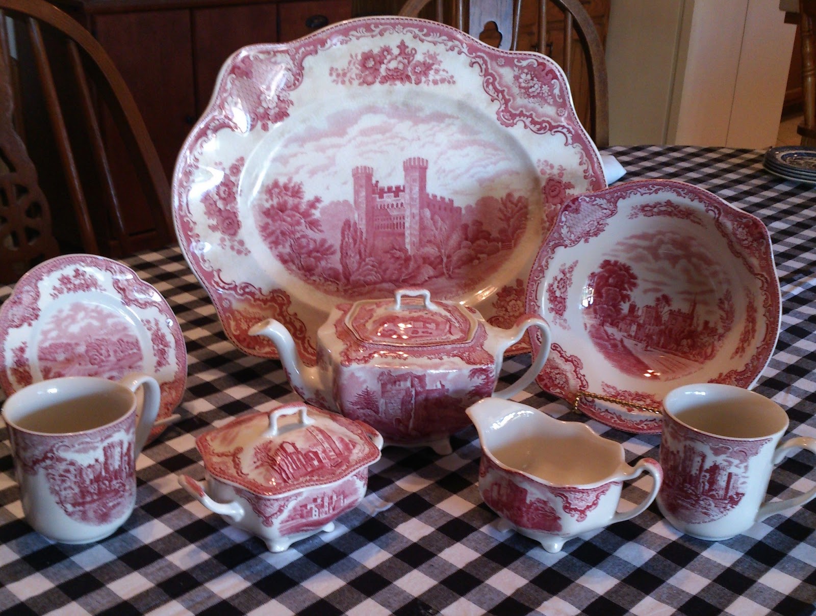 Puddle Jumper Creations: Vintage Old British Castle Transfer Ware ...