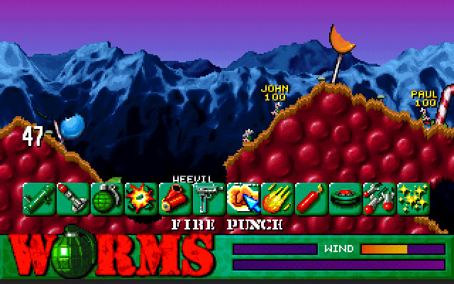 Worms (Team17, 1995) - El condensador de fluzo