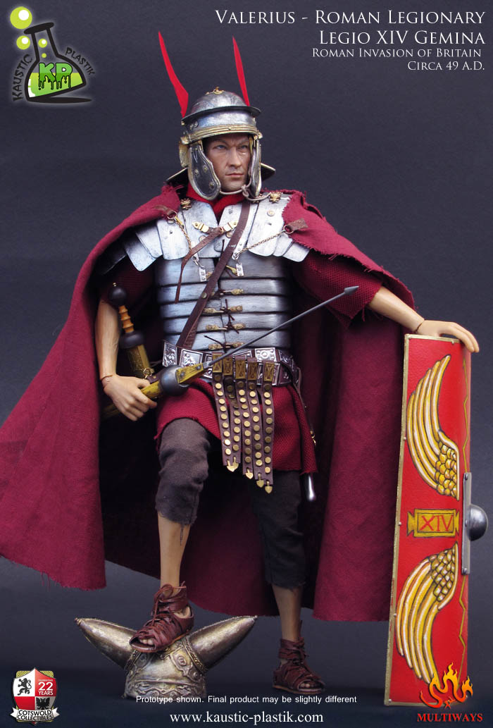 toyhaven: Kaustic Plastik Roman Legionary - Legio XIV Gemina