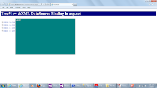 ASP.NET 4 TUTORIALS: TreeView and XmlDataSource Binding in asp.net using C#