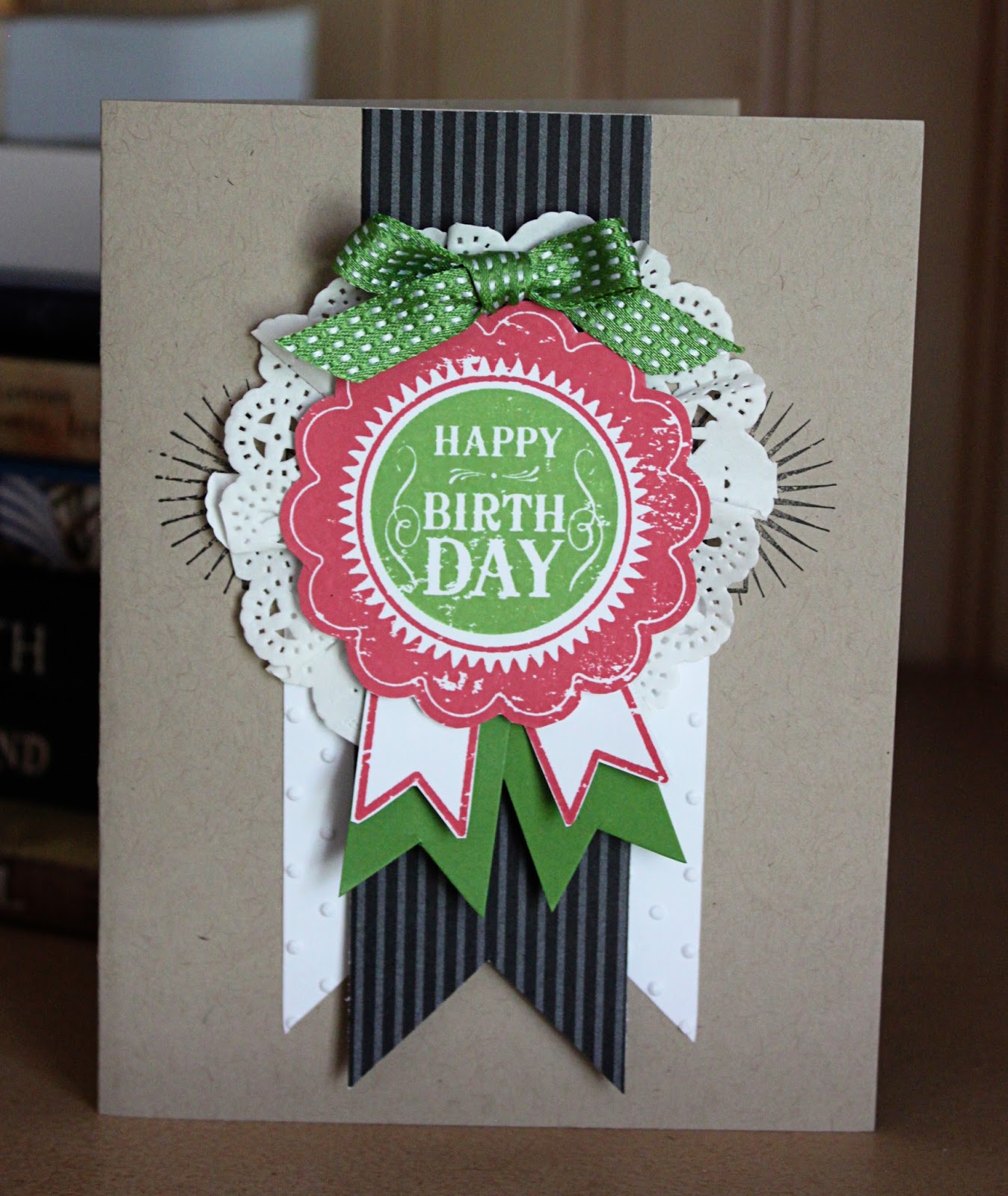 DIY kinda girl: Blue Ribbon Card