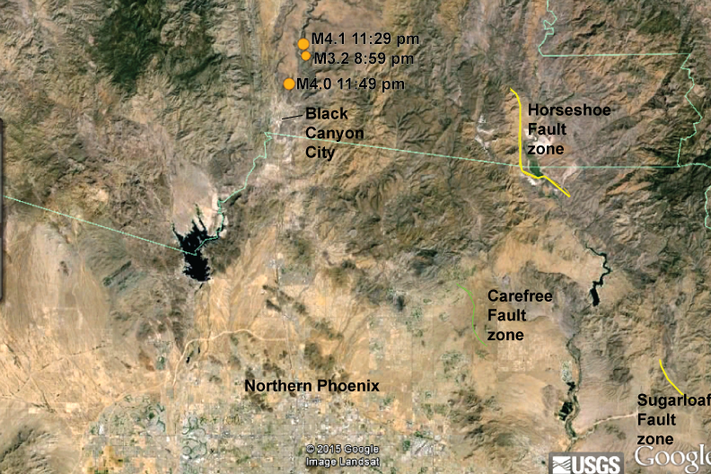 Active Tectonics: Links and commentary on earthquakes 11 km NE of Black ...