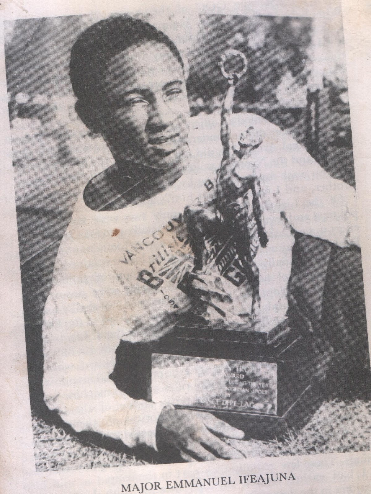 Daily signpost: Memoire: Emmanuel Ifeajuna: first black African to win ...