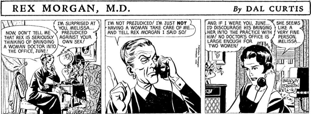 In Search of Rex Morgan, MD: 1966 Comic Strips: A Summary