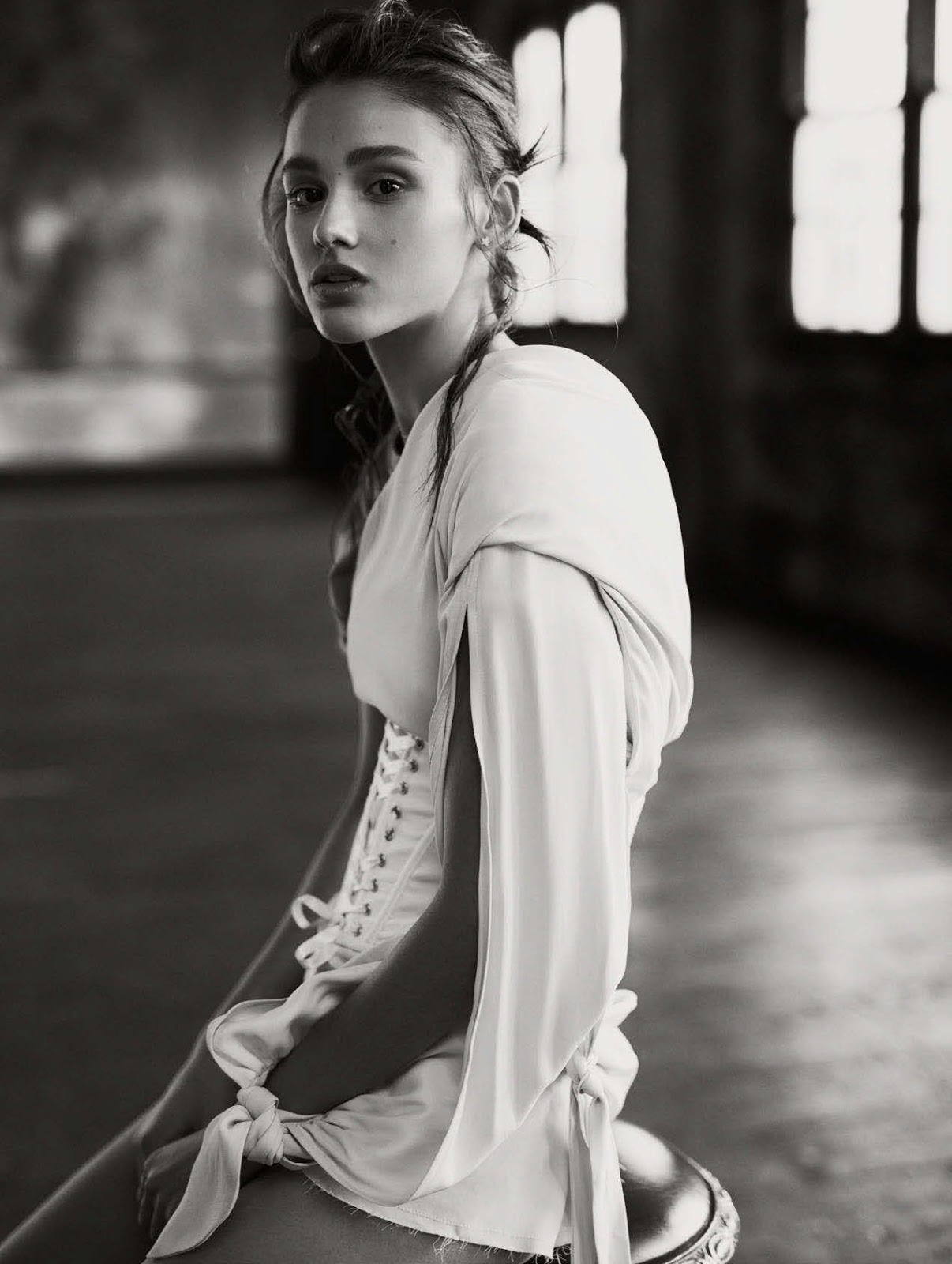 Aleyna Fitzgerald in Elle Australia December 2016 by Georges Antoni