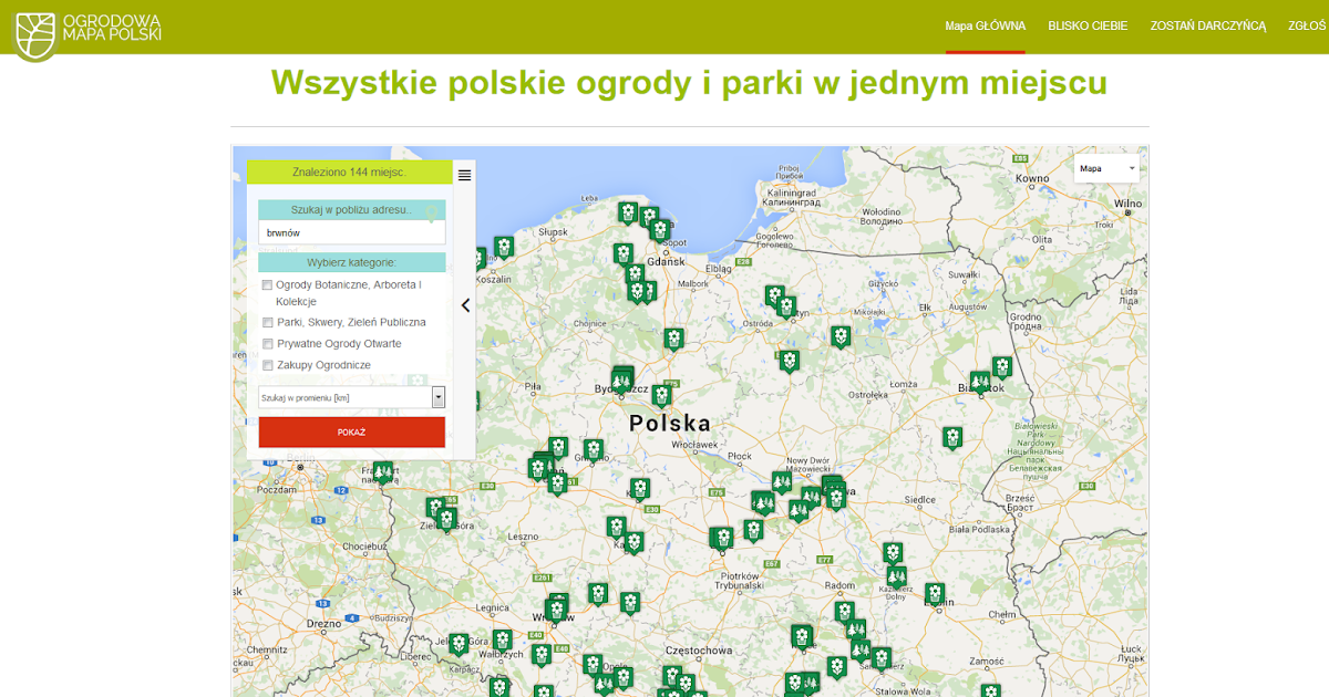 Zimozielony ogród: Ogrodowa Mapa Polski - zmiany