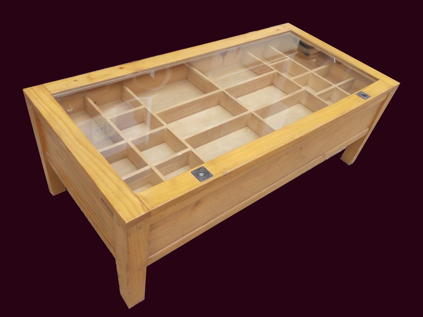 Uhuru Furniture & Collectibles: Pottery Barn Display Coffee Table- SOLD