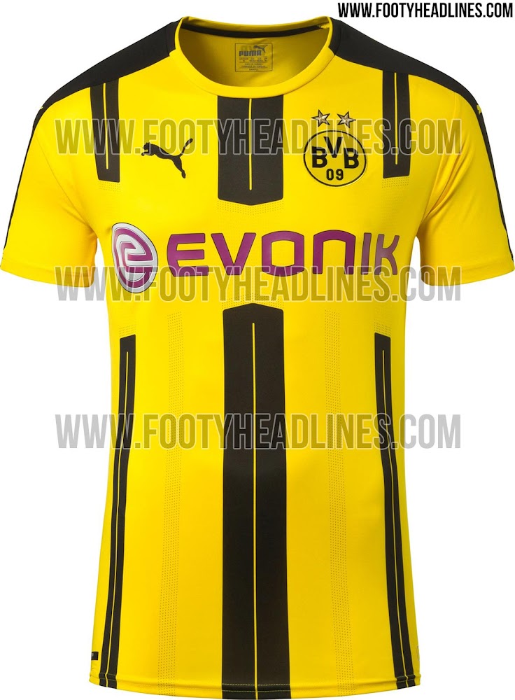Borussia Dortmund 16-17 Kit Released - Footy Headlines